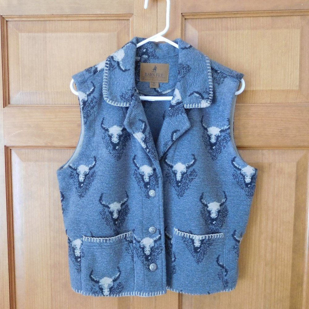 Fleece Vest Barn Fly Ranch Collection Size M - Gem